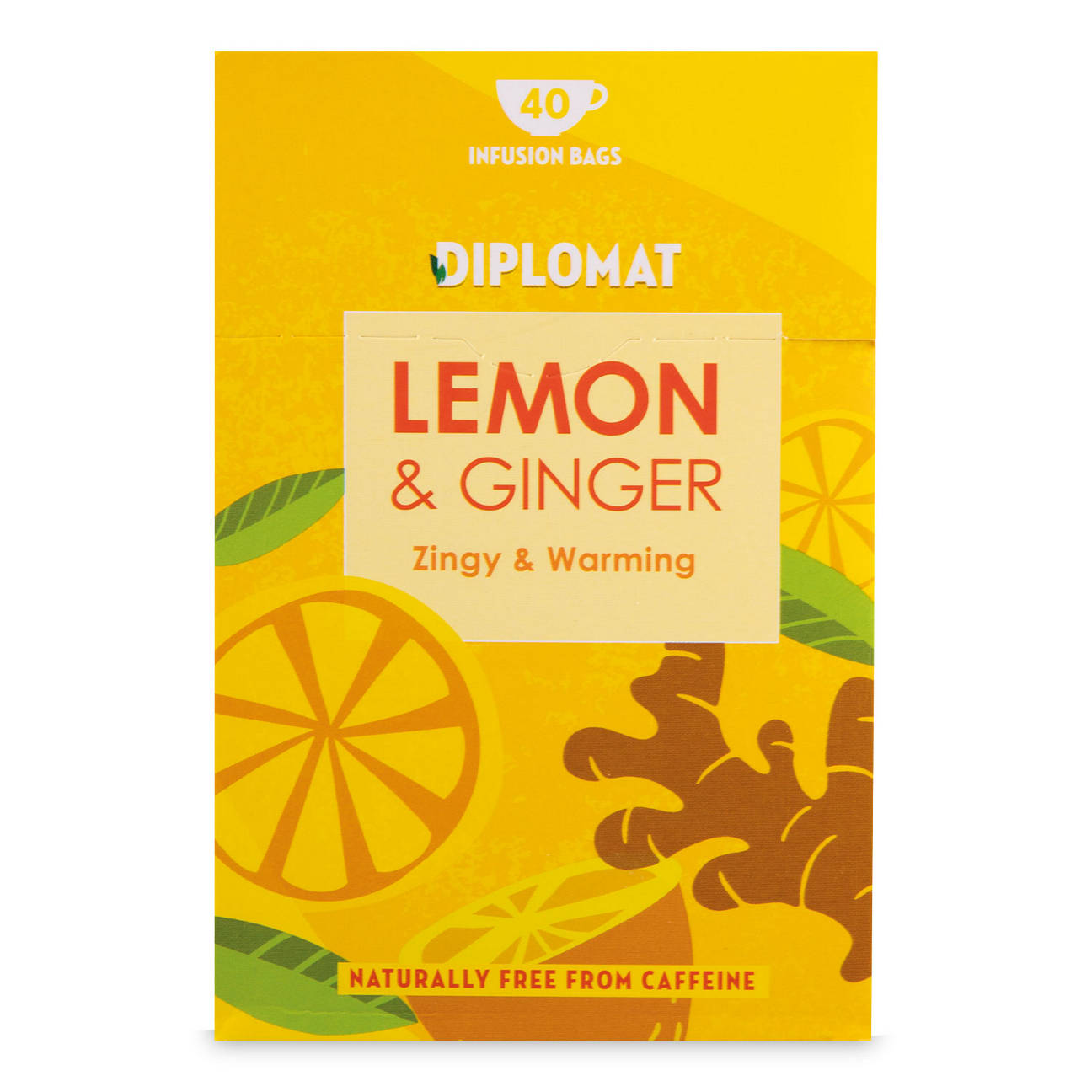 Zingy & Warming Lemon & Ginger Infusion Bags 40 Pack | ALDI UK